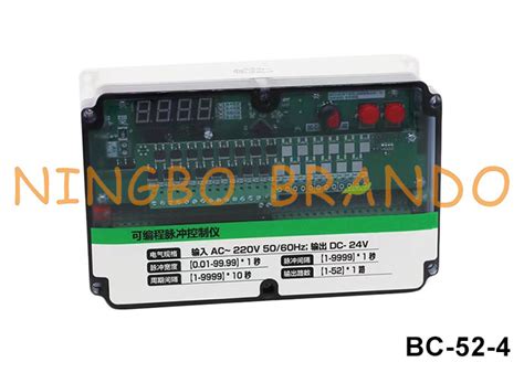 52 lines 220vac input 24vdc output pulse valve controller for dust