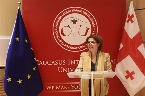 ელისო ბოლქვაძე კავკასიის საერთაშორისო უნივერსიტეტის სტუდენტებს შეხვდა