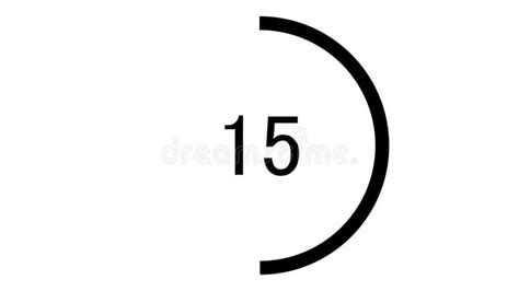 30 Seconds Countdown Timer Animation Motion Graphics Stock Footage