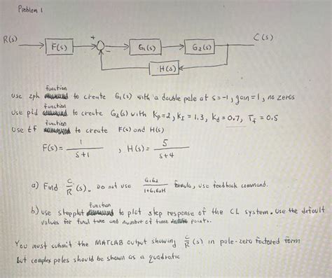 Solved All Cakulations Must Be Done Using Only Matlab No