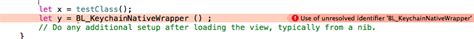 Ios Swift Bridging Header And Visibility Of Obj C Class Stack Overflow