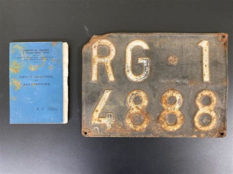 Documentation Carta Circolazione Per Lancia Flavia 1966 Catawiki