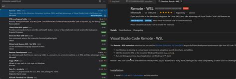 starting vscode in wsl terminal can t find remote wsl extension · issue