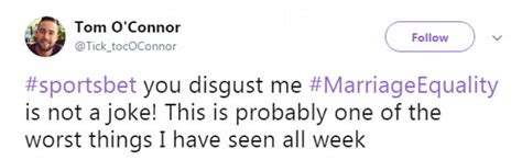 Sportsbet Offers Odds On Same Sex Marriage Daily Mail Online