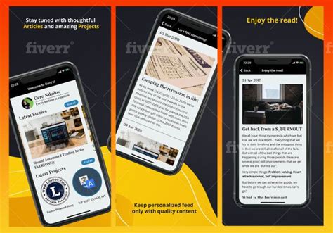 Dinithhashantha I Will Design Picturesque App Screenshots For App Store Play Store For On