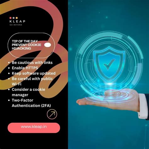 Tipoftheday Preventcookiehijacking Cybersecurity Cyberattacks Kleap Technologies