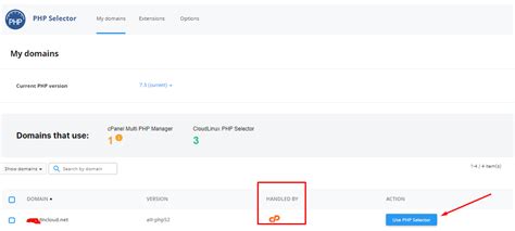 hướng dẫn thay đổi phiên bản và cấu hình php