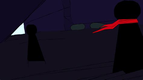 Cave Exploration Nonphotorealistic Image Rendered In Eevee Using Freestyle Add On Blender