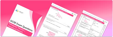 Pythagoras Theorem Exam Questions GCSE Maths FREE