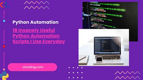 18 Insanely Useful Python Automation Scripts I Use Everyday ~ Computer Languages Clcoding