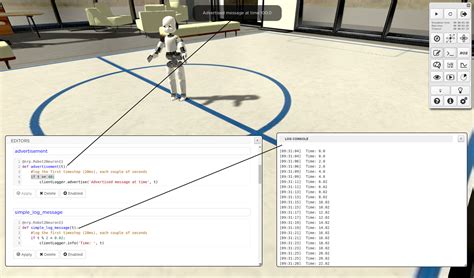 log console — hbp neurorobotics platform 3 2 2 documentation