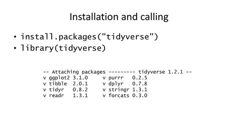 Advanced R With Tidyverse Ppt Download
