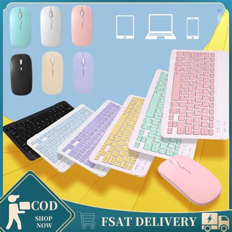 Wireless Bluetooth Keyboard And Mouse Set Suit Tablet Small Mini Keyboard And Mice Keyboards