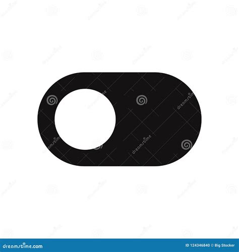 Switch Vector Icon Switch Symbol On White Background Stock Vector