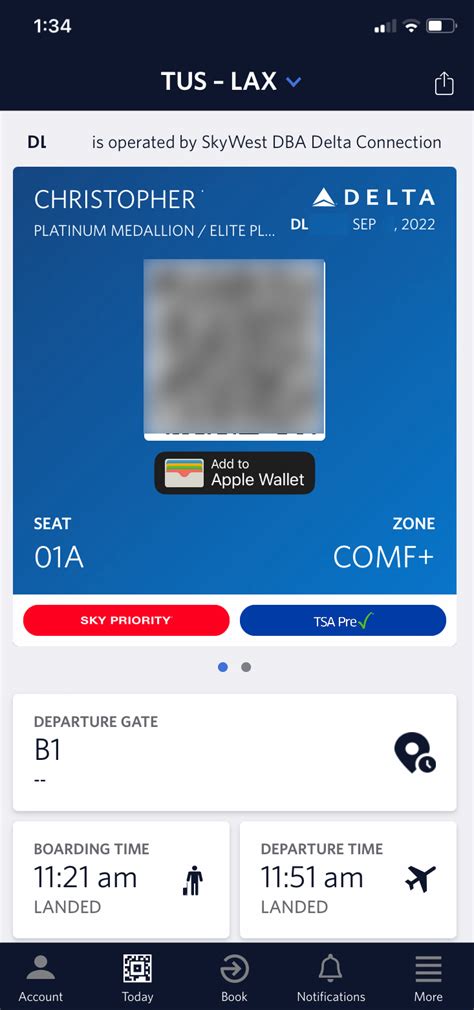 Delta Boarding Pass Lettertype Cómo Añadir Vuelos De Delta A Apple