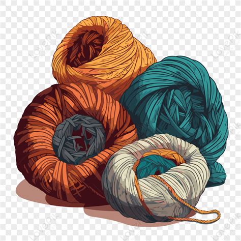 바늘 만화와 화려하고 다채로운 원사 공 벡터 폰트 강청색 Png 일러스트 무료 다운로드 Lovepik