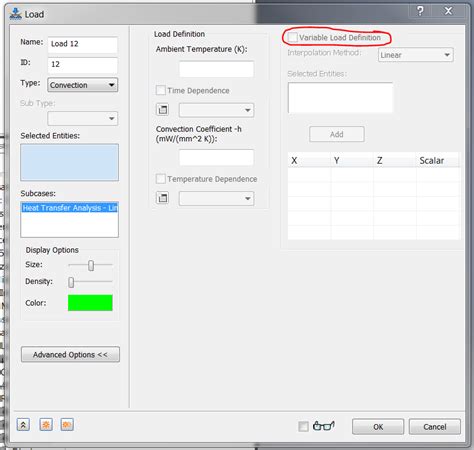 Question About Applying A Variable Convection Load Autodesk Community