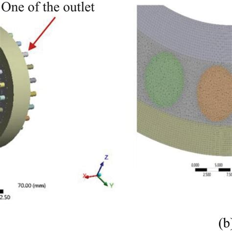 Computational Domain Model And Meshing A Computational Domain Model