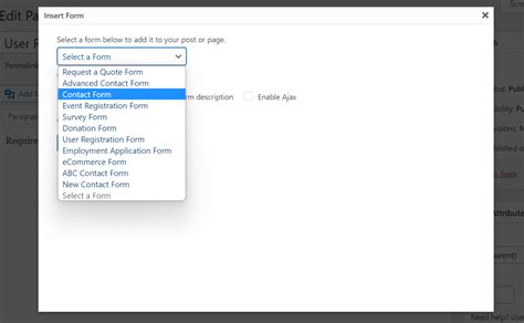 Embedding Gravity Forms In WordPress Shortcodes More
