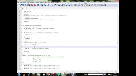TAMIL CONVERT STRING TO INT C PROGRAM YouTube