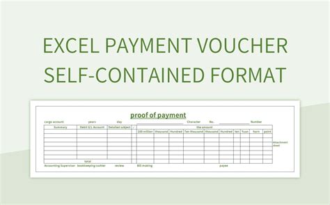 Free Payment Oversight Templates For Google Sheets And Microsoft Excel Slidesdocs