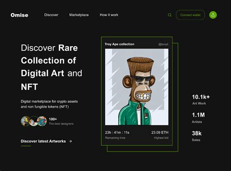 NFT Landing Page Figma