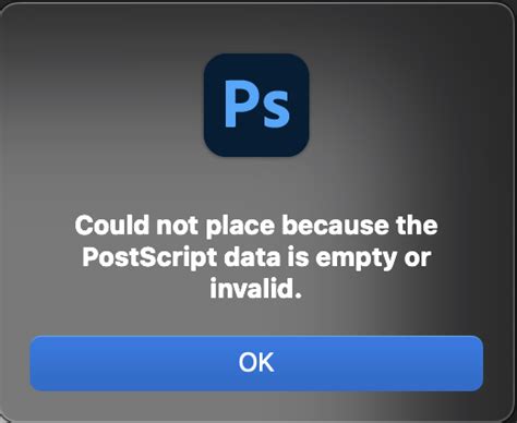 Postscript Error When Placing Captured Shape From Adobe Product