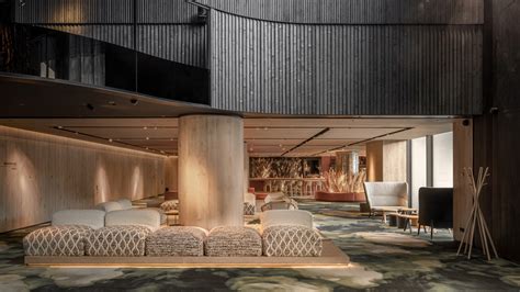 Thermory Wood Cladding Forms Backdrop To Grand Emily Hotel In Ukraine Thermory Wood Cladding Forms Backdrop To Grand Emily Hotel In Ukraine