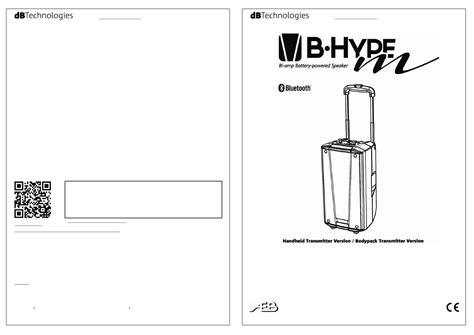 User Manual Db Technologies B Hype Mobile Bt English 4 Pages