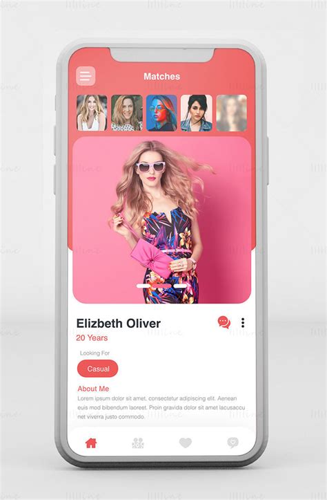 Destine Dating App Ui Template Adobe Xd Mobile Ui Kit