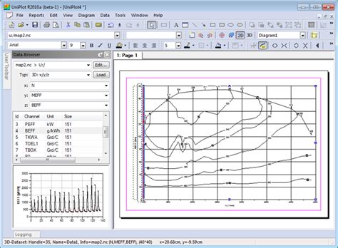 The Data Browser Window — Uniplot Documentation