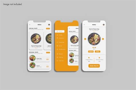 premium psd ui app screen mockup