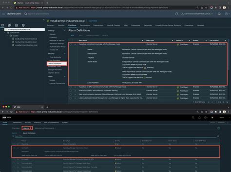 Nsx Alarms In Vcenter Server Using Vsphere Events In Vsphere 8 Rvmware