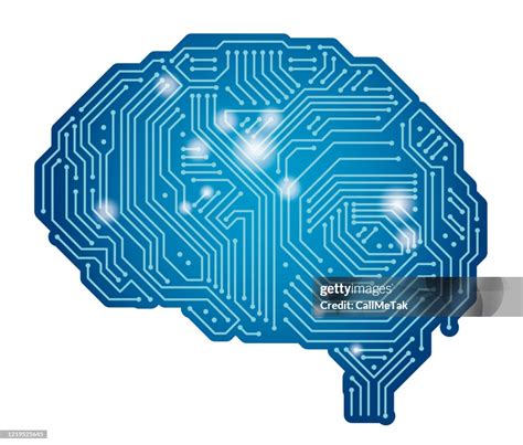 Vector Artificial Intelligence Concept Illustration Isolated On A White Background High Res