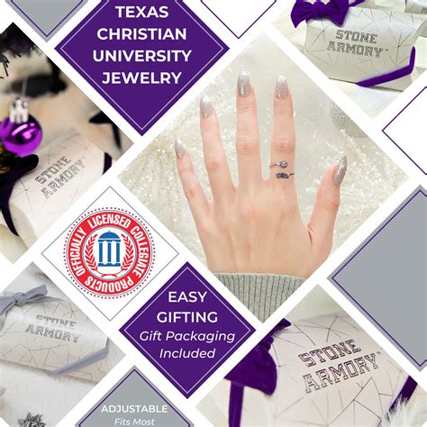 Tcu Adjustable Ring Stone Armory