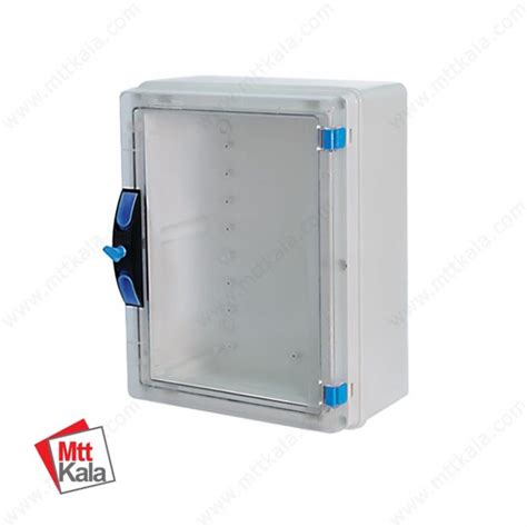 تابلو برق پلاستیکی شفاف 3040 با درب طولی مدل T37271 پارسا