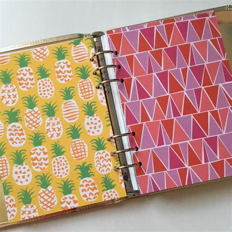 Calendars And Planners Paper And Party Supplies Paper A7 Personal Dividers