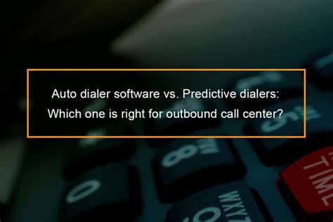 What Is The Difference Between A Predictive Dialer And An Auto Dialer FlashMob Computing
