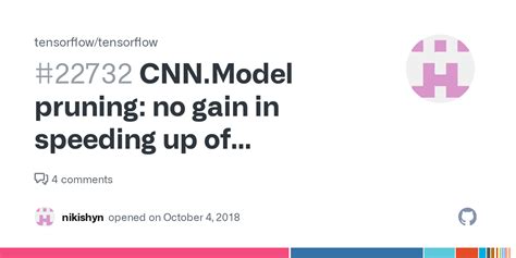 Cnnmodel Pruning No Gain In Speeding Up Of Inference · Issue 22732