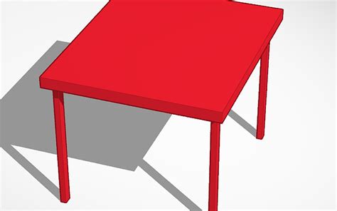 3d Design Table Tinkercad