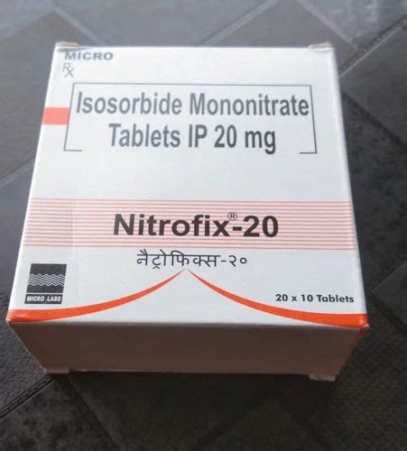 Isosorbide Mononitrate Tablet Ip At ₹ 560 Box Isosorbide Dinitrate In Gwalior Id 2848987207533