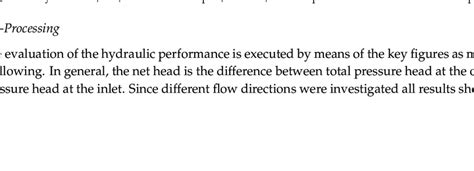 General Computational Fluid Dynamics Cfd Settings Download Table