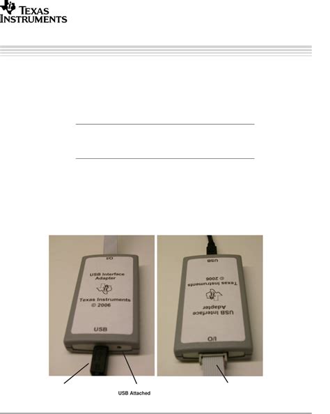 usb interface adapter evm users guide by texas instruments datasheet