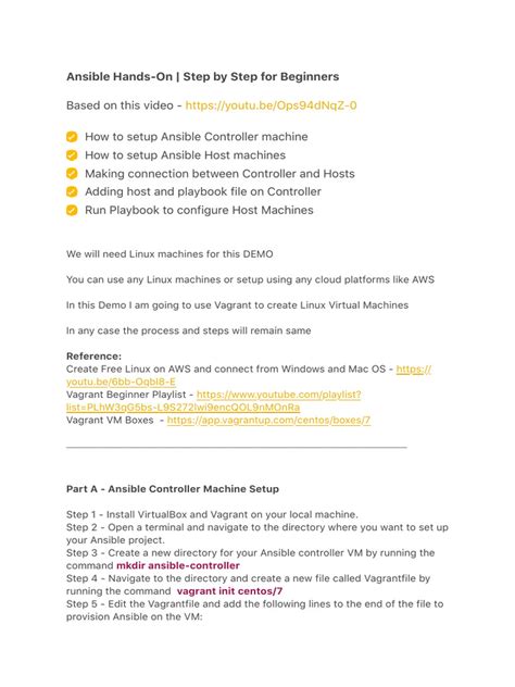 Ansible Hands On Step By Step For Beginners Pdf Networking