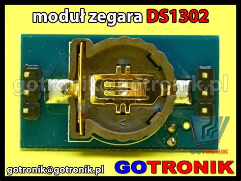 Moduł Zegar Czasu Rzeczywistego Ds1302 Rtc