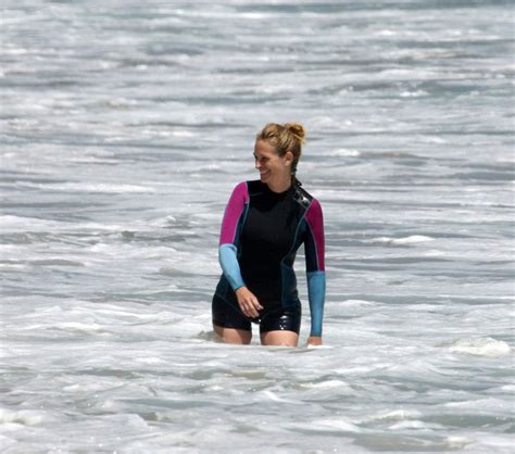 Julia Roberts At A Beach In Malibu Hawtcelebs