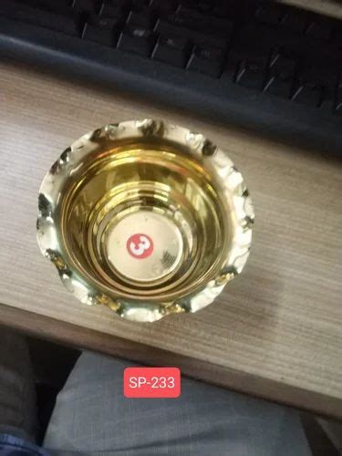 50ml Brass Glass For Home 4 Inch At Rs 85piece In Chennai Id