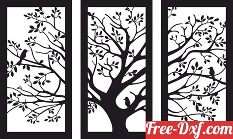 CNC Art DXF Files Tree Of Life