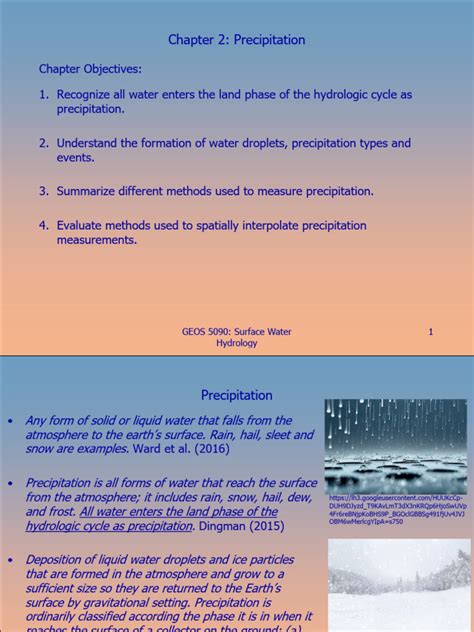 Chapter2 Precipitation Color Pdf Snow Precipitation