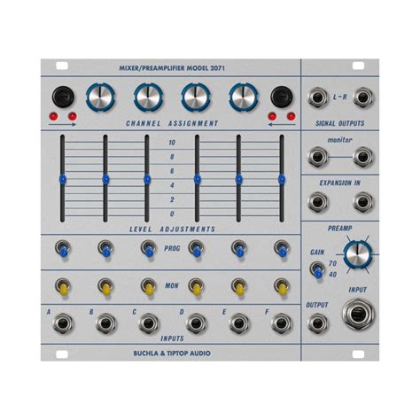 Tiptop Audio Buchla Model 207t Mixer Preamplifier